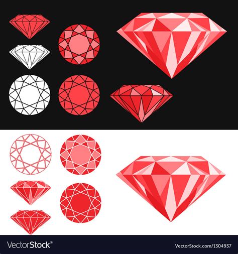 Ruby Royalty Free Vector Image Vectorstock