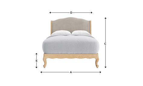 Coco Wooden Bed Solid Oak French Style Bed Loaf