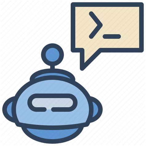 Ai Robot Prompt Language Code Aiicon Icon Download On Iconfinder