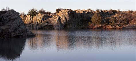 무료 이미지 경치 바다 나무 록 황야 산 해돋이 일몰 아침 호수 강 황혼 저녁 반사 가을 저수지 물줄기 오클라호마 래리 스미스 양자