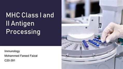 Antigen Processing And Presentation Pptx Biological Sciences Science