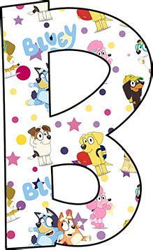 Abecedario De Bluey Y Bingo Portal De Educación
