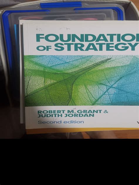 Foundations Of Strategy Textbook Hobbies And Toys Books And Magazines