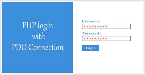 Php Login With Pdo Connection ~ Tech Blog