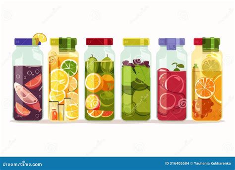 Glass Recycling Process Stock Illustration Illustration Of Workers