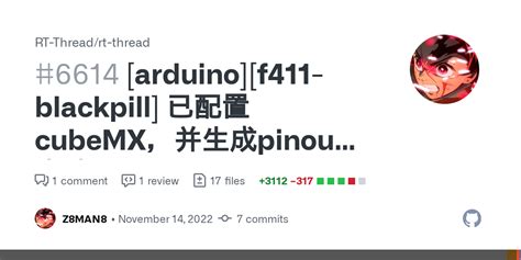 arduino f411 blackpill 已配置cubeMX并生成pinout文件 by Z8MAN8 Pull