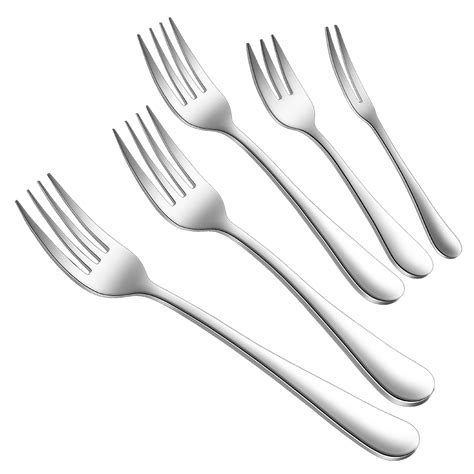 西餐餐具小叉子创意长柄不锈钢叉子水果叉成人主餐叉家用儿童沙拉 虎窝淘