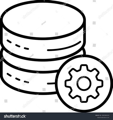 Relational Database Management System Concept Datafication Stock Vector Royalty Free