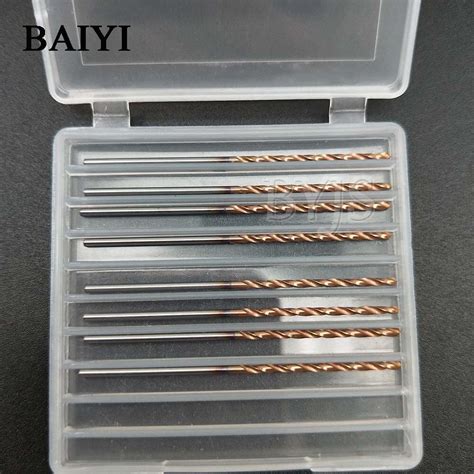 10pcs Carbide Alloy Drill Twist Coated Drill Bits Grandado