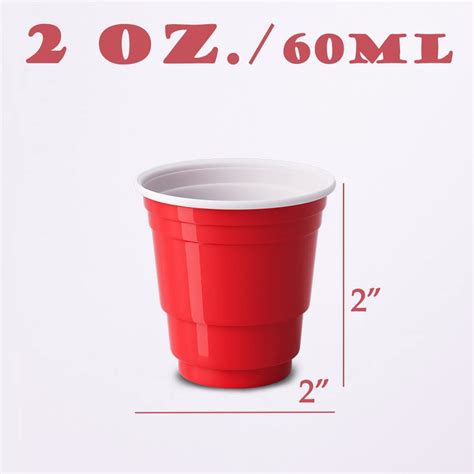 Red Cup Size