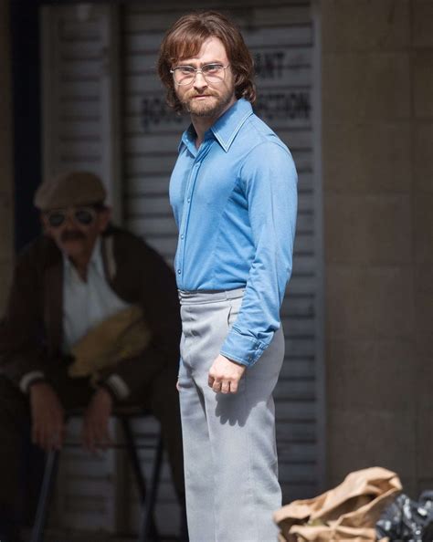 Daniel Radcliffe On The Set Of His New Thriller