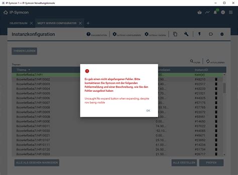 Nicht Abgefangener Fehler Beim Prüfen Mqtt Server Configurator Ip Symcon Ip Symcon Community