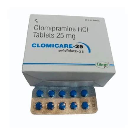 Clomipramine Hcl 25 Mg Tablets At ₹ 203 Unit Anti Depressants In
