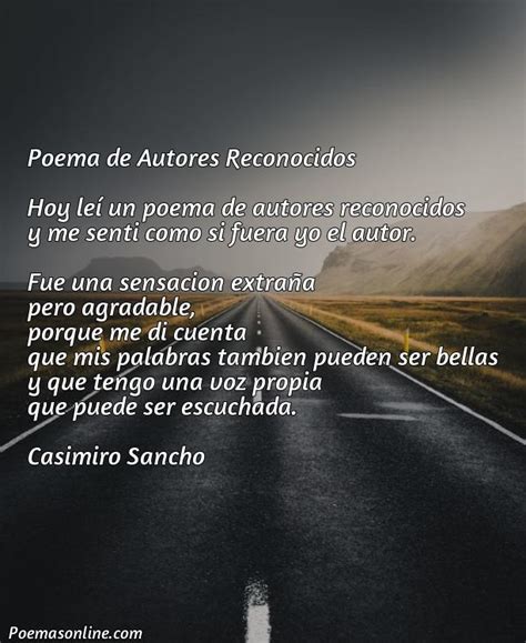 5 Mejores Poemas De Autores Reconocidos Poemas Online
