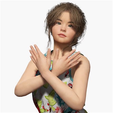 Angelie Realistic Sweet Girl3dモデル Turbosquid 2104137