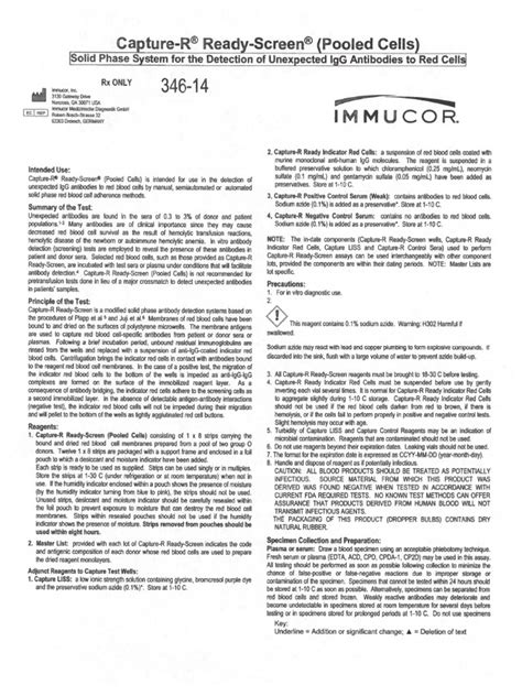 Immucor Capture R Ready Screen Pdf