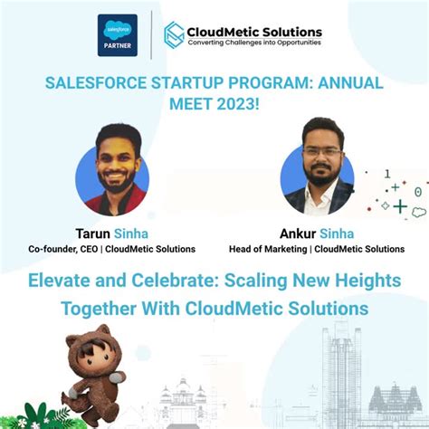 Cloudmetic On Linkedin Salesforce Crm Cloud Technology Startupprogram Bengaluru…