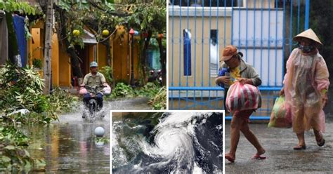 တိုင်ဖွန်းနိုရူကြောင့် ဗီယက်နမ်ပြည်သူတွေကို ရေကြီးမြေပြိုမှုများ