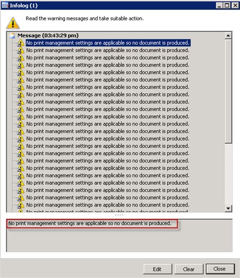 Axapta V S Me No Print Management Settings Are Applicable So No Document Is Produced