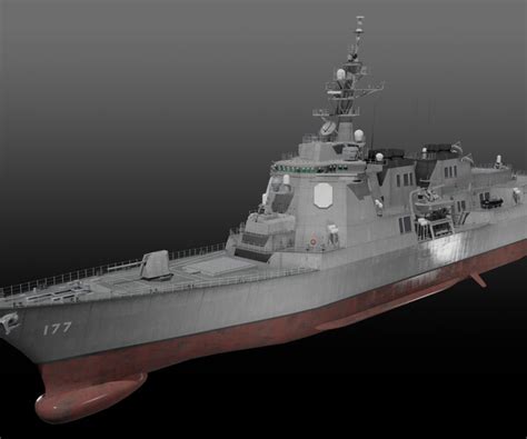 Artstation Js Atago Ddg 177 Resources