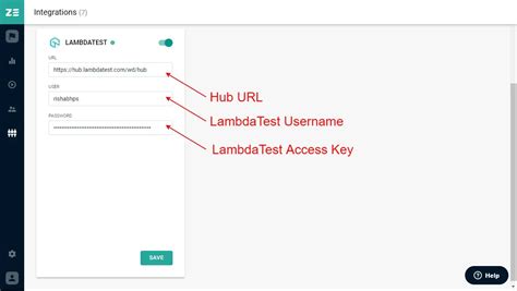 How To Integrate Lambdatest With Zebrunner Instance Lambdatest