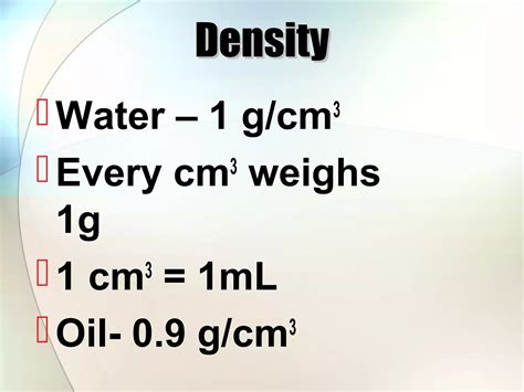 Density Ppt