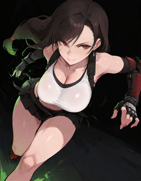 Tifa Lockhart Final Fantasy Final Fantasy Vii Ai Assisted Highres Krita Medium Girl