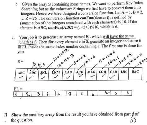 Solved B Given The Array S Containing Some Names We Want To