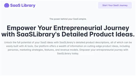 Saas Library Startup Tools Ai Tool Review