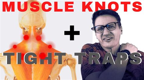 How To Fix Muscle Knots In Your Neck And Shoulders Traps Youtube