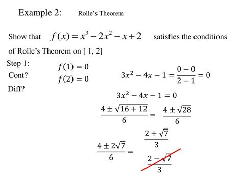 Ppt Rolles And The Mean Value Theorem Powerpoint Presentation Free Download Id 2850965