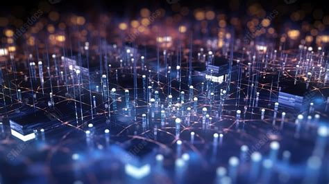 An Imagery Of A Science With A Cyber Secure Digital Data Flow And Futuristic Global Network