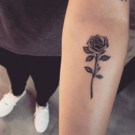 Single Rose Tattoo Designs