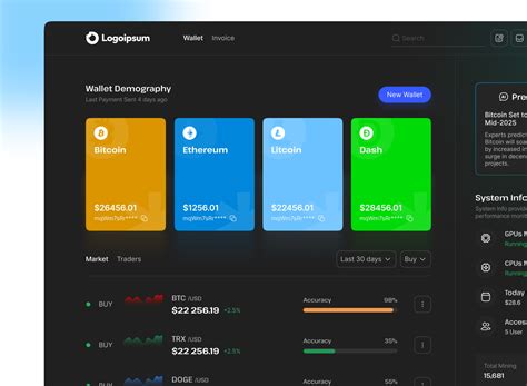 Ai Powered Crypto Mining Dashboard With Secure Wallet By Samiul Islam