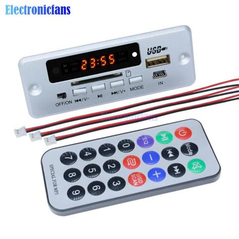 Mp3 Wav U Disk And Tf Card Usb Mini 5v Mp3 Decoder Board Bluetooth Call Decoding Module With 2 3w