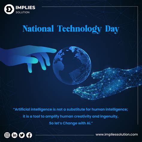 Implies Solution Pvt Ltd On Linkedin Nationaltechnologyday2024 Technology