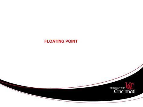 PPT Lecture Integer Arithmetic And Floating Point Cont PowerPoint Presentation ID