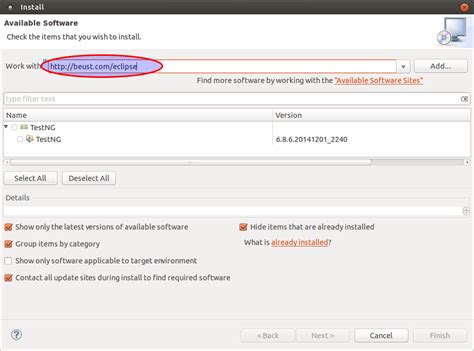 How To Install Testng In Eclipse Kepler Stack Overflow