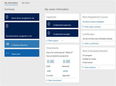 Timesheets Dynamics 365 Finance And Operations