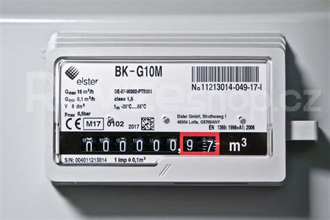 Elster Plynoměr BK - G10 dvouhrdlový, rozteč 280 mm - Revizeshop.cz