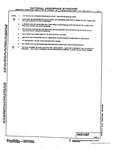 Nas1097 Datasheet Standards Committee Unknown Manufacturer