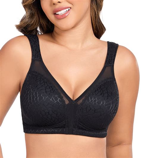 Curyon Womens Minimizer Bra Comfort Non Padded Wireless Full Figure