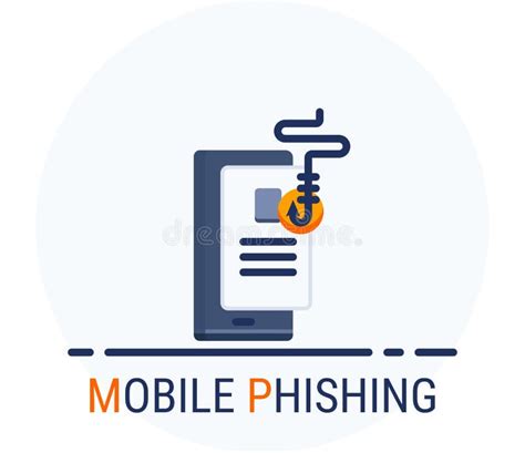 Flat Icons Style Hacker Cyber Crime Attack Mobile Phishing For Web
