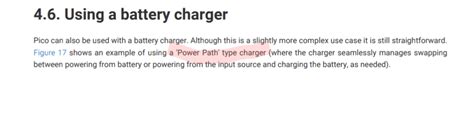 I Need A Link For A Power Path Type Charger Module As Referenced In The Pi Pico Documentation