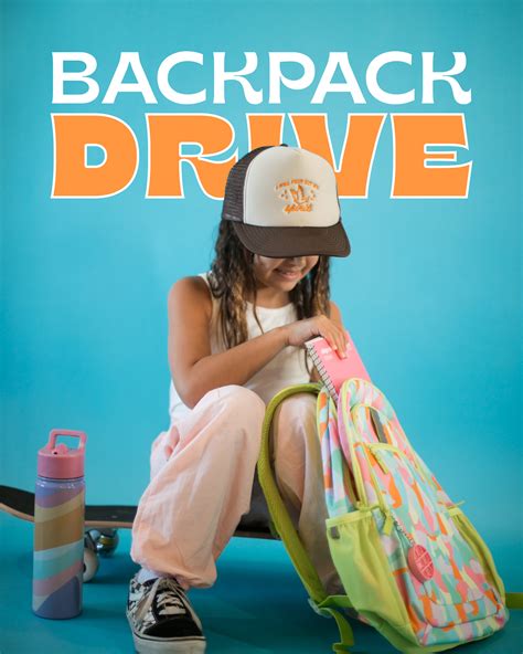 Backpack Drive Sunday Social