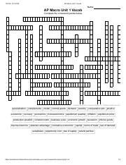 AP Macro Unit 1 Vocab Pdf 10 7 22 12 18 PM AP Macro Unit 1 Vocab Name AP Macro Unit 1 Vocab