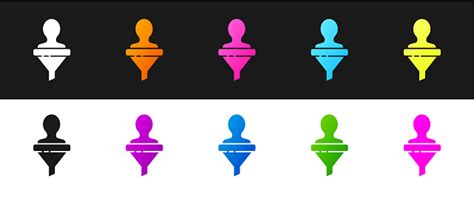 흑백 배경에 격리 된 머리 사냥 아이콘을 설정합니다 비즈니스 목표 또는 고용 기호 인적 자원 및 비즈니스 모집 벡터 1위에 대한 스톡 벡터 아트 및 기타 이미지 Istock