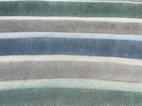 Colored Steps Blue Gray And Green Stripes Stock Image Image Of Decorative Light 375650095
