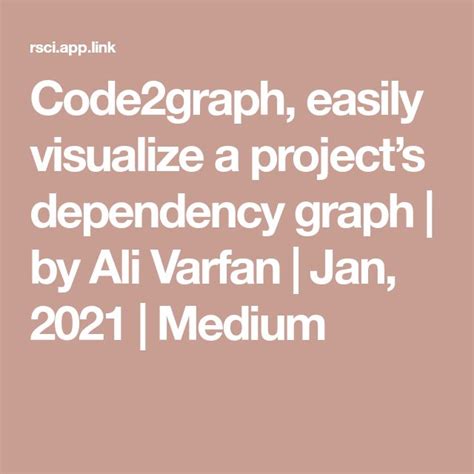code2graph easily visualize a project s dependency graph