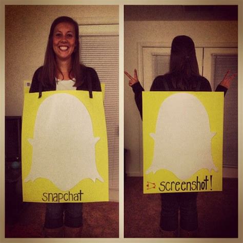 Snapchat Ghost Halloween Costume